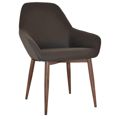 Bronte Tub Chair Pelle Java | Convenient Interiors